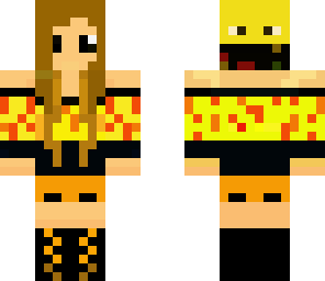 Blaze Girl | Minecraft Skin