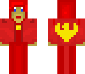 red phoenix mage wizard | Minecraft Skin