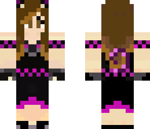 purple cat | Minecraft Skin