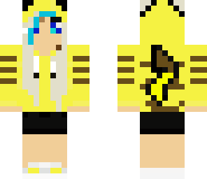 Pikachu girl | Minecraft Skin