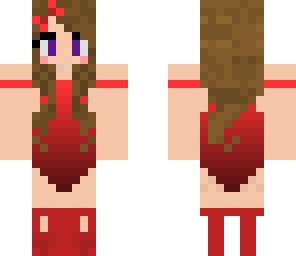Cute Girl with Heels | Minecraft Skin