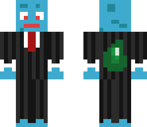 Bulbasaur in Suit | Minecraft Skin
