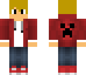 red jacket | Minecraft Skin