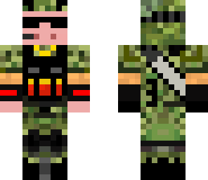 Army Pig | Minecraft Skin