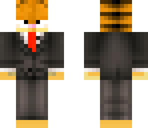 Garfield in a Suit | Minecraft Skin
