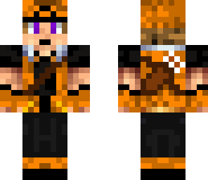 Orange Pokemon Archer | Minecraft Skin