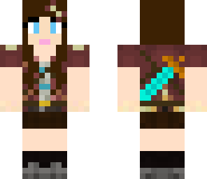 Bluexephos Girl youtuber girl collection | Minecraft Skin