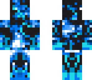 neon blue | Minecraft Skin