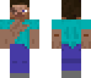 Steve with black eye | Minecraft Skin