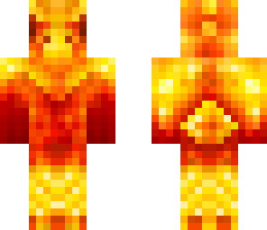 Phoenix the fire bird | Minecraft Skin