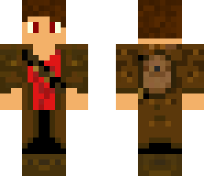 red trench coat | Minecraft Skins