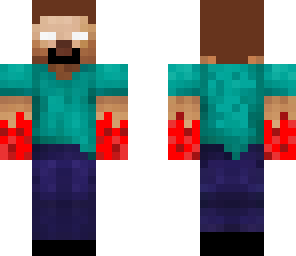 Raged Herobrine | Minecraft Skin