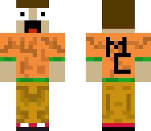 Surprised Steve | Minecraft Skin