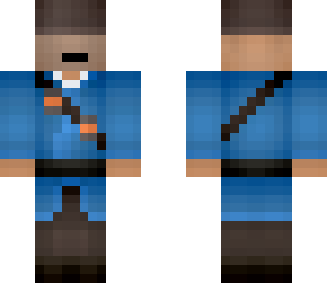 TF2 Blu Soldier SHADED | Minecraft Skin
