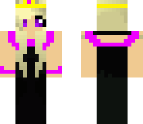 Ender Queen with crown | Minecraft Skin