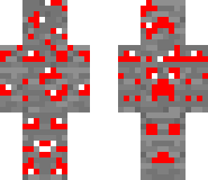Ruby ore | Minecraft Skin