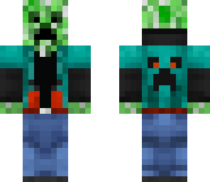 badass creeper with TNT | Minecraft Skin