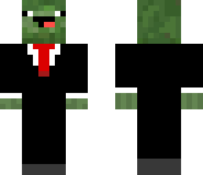 Derpy Zombie in a suit | Minecraft Skin
