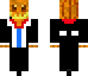 pumkin in suit | Minecraft Skin