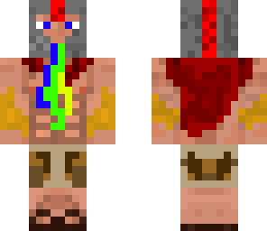Puking Spartan | Minecraft Skin