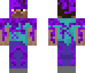 Purple Steve | Minecraft Skin