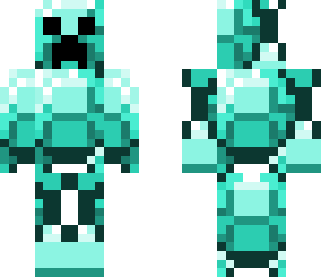 diamond creeper | Minecraft Skin
