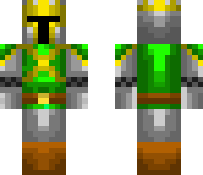 Green King Or Knight | Minecraft Skins