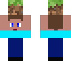 Steve with block | Minecraft Skin