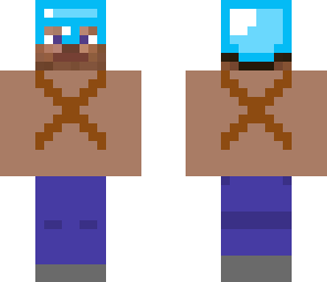steve with diamond helmet | Minecraft Skins