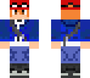 Ginger Pokemon Trainer | Minecraft Skin