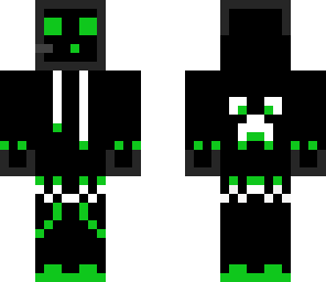Black DJ Slime | Minecraft Skin