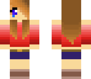 crying girl | Minecraft Skin