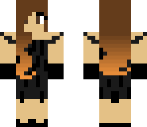 Flapper Girl with Brown Hair | Minecraft Skin