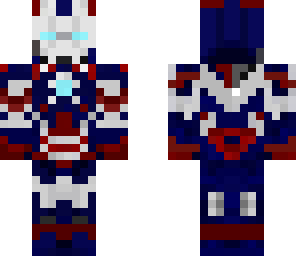 iron patriot | Minecraft Skin