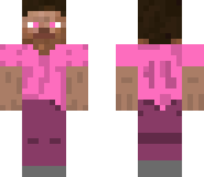Pink Steve | Minecraft Skin