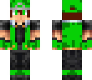 Green Pokemon Trainer | Minecraft Skin
