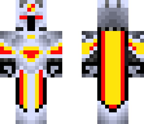 Red and Yellow Knight | Minecraft Skin