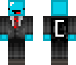Derpy Diamond in Suit | Minecraft Skin