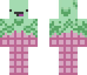 Ice Cream Derp Ghost | Minecraft Skin