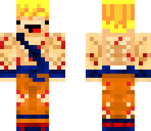 Derp SS Goku Hurt | Minecraft Skin