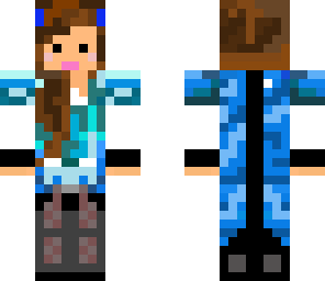 Waterbending Girl | Minecraft Skin