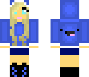 Blue Scorcher | Minecraft Skin