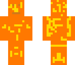 the human torch | Minecraft Skin