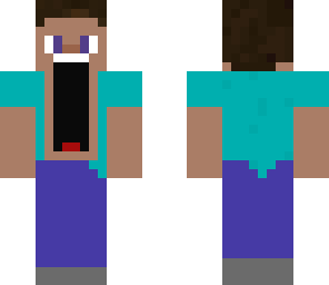 surprised steve | Minecraft Skin