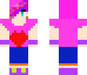 Pink boy skin Revised | Minecraft Skin