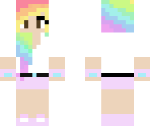 Rainbow Gamer Minecraft Skins