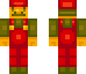 Retro Mario | Minecraft Skin