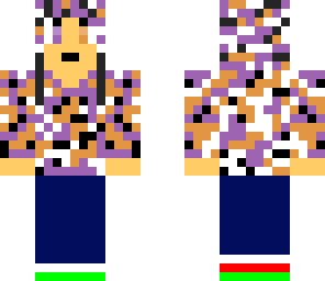 Missingno Hoodie Girl | Minecraft Skin