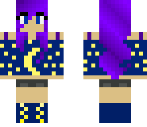 Stary Night Girl | Minecraft Skin