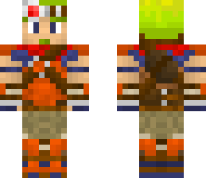 Jak 3 With Armor | Minecraft Skin